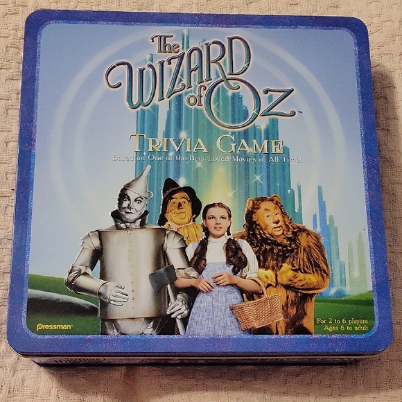 Pressman | Games | Blue Wizard Of Oz Board Game | Poshmark